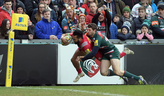 Harlequins Alofa Alofa Scores Opening Try Editorial Stock Photo - Stock ...