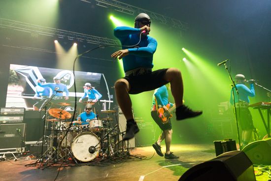 Aquabats Ricky Fitness Mc Bat Commander Editorial Stock Photo - Stock ...