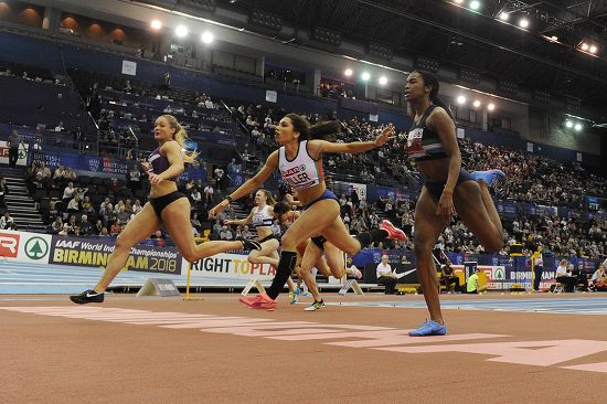 Megan Marrs During Indoor Womens 60meter Editorial Stock Photo - Stock ...