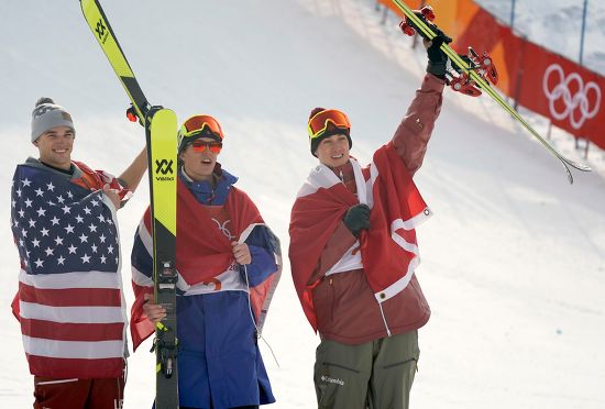 Oystein Braaten Nick Goepper Alex Beaulieumarchand Editorial Stock ...