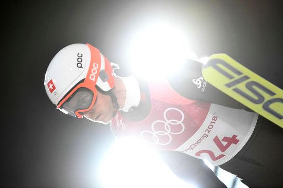 Tim Hug Switzerland Action During Ski Editorial Stock Photo - Stock ...