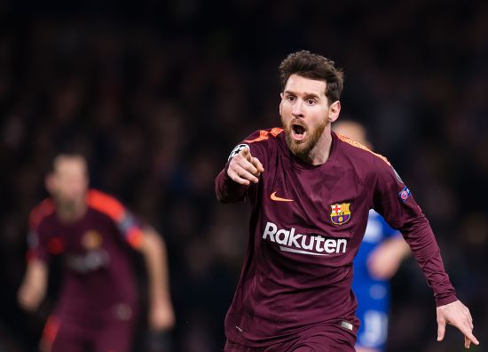 Lionel Messi Celebrates Scoring His Sides Editorial Stock Photo - Stock ...