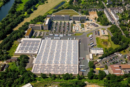 Aerial Photograph Discounter Aldi Sued Headquarters Editorial Stock ...