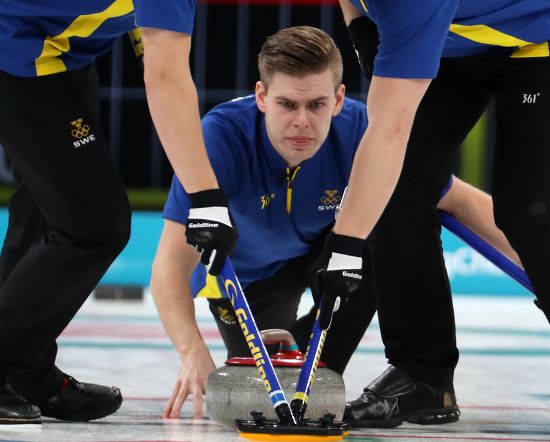 Christoffer Sundgren Sweden During Mens Curling Editorial Stock Photo ...