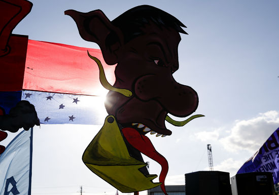 Caricature Philippine President Rodrigo Duterte Displayed Editorial ...