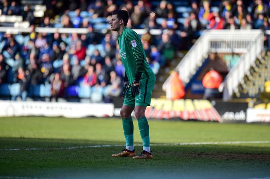 Peterborough United Goalkeeper On Loan Reading Editorial Stock Photo ...