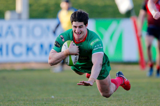Tom Hendrickson Plymouth Albion Goes Over Editorial Stock Photo - Stock ...