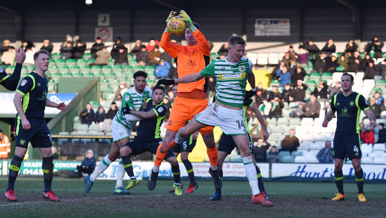 Jack Bonham Carlisle United Gets Ball Editorial Stock Photo - Stock ...