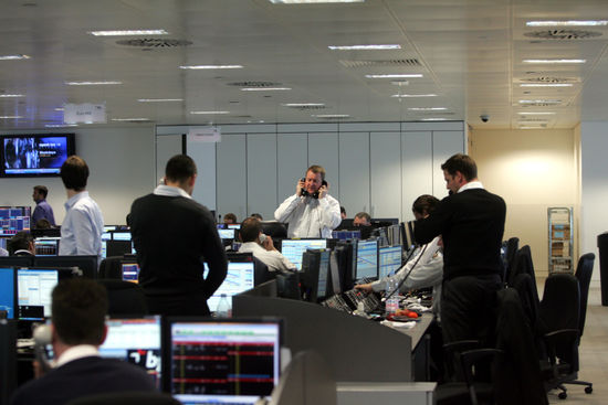 Brokers Stockbrokers Bgc Partners One Churchill Editorial Stock Photo ...