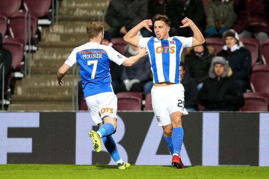 Eamonn Brophy 25 Kilmarnock Celebrates Kilmarnocks Editorial Stock ...