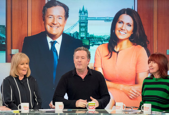 Linda Robson Piers Morgan Janet Streetporter Editorial Stock Photo ...