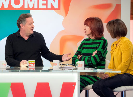 Piers Morgan Janet Streetporter Saira Khan Editorial Stock Photo ...