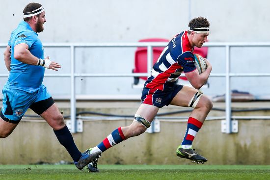 Sam Jeffries Bristol Rugby Scores Try Editorial Stock Photo - Stock ...