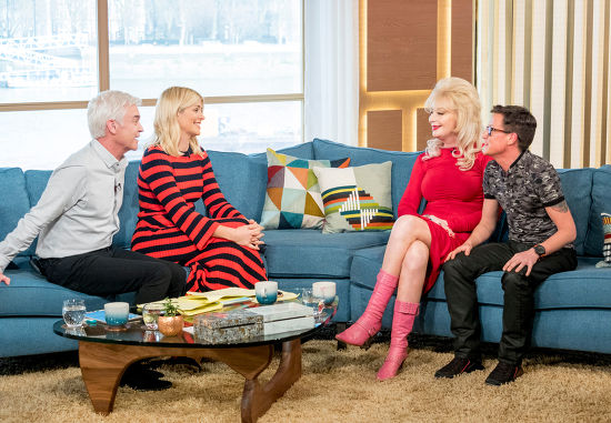 Phillip Schofield Holly Willoughby Lauren Harries Editorial Stock Photo ...
