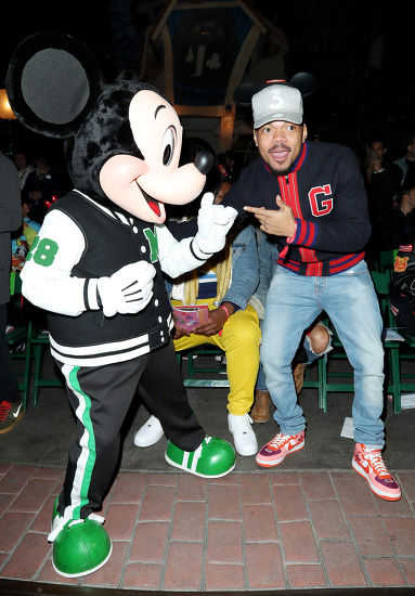 Mickey Mouse Chance Rapper Front Row Editorial Stock Photo - Stock ...