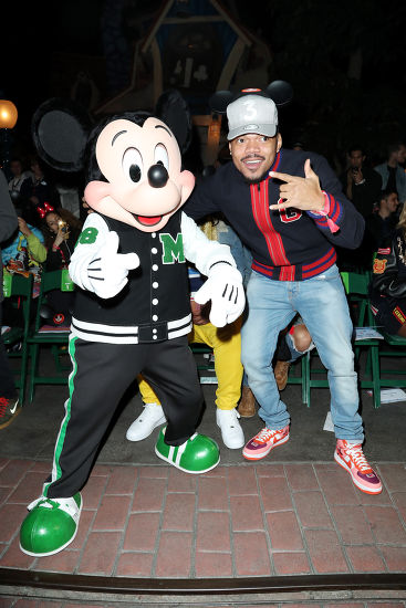 Mickey Mouse Chance Rapper Front Row Editorial Stock Photo - Stock ...