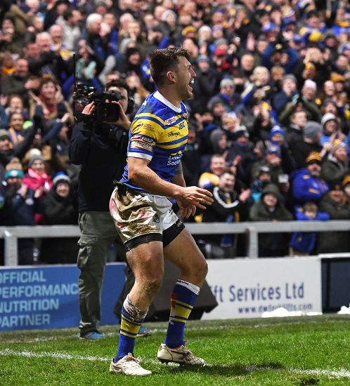 Tom Briscoe Leeds Rhinos Celebrates After Editorial Stock Photo - Stock ...