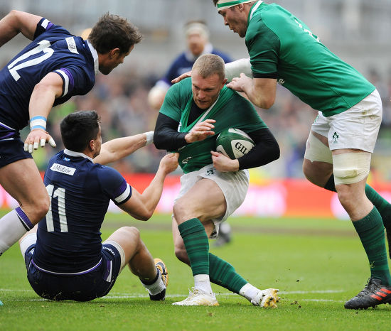Keith Earls Ireland Winger Gets His Editorial Stock Photo - Stock Image ...