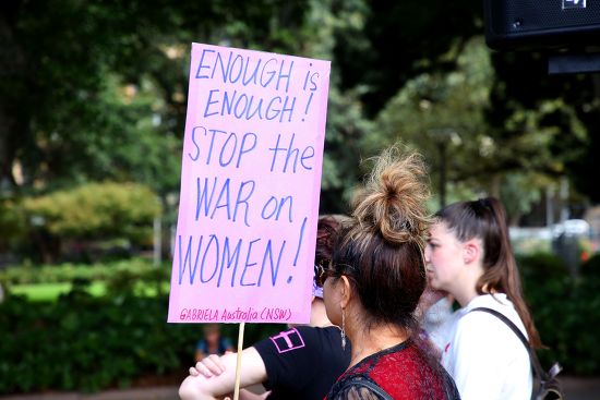 International Womens Day Marchers Assembled Archibald Editorial Stock ...
