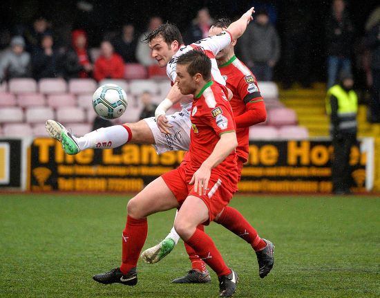 Cliftonville Vs Crusaders Cliftonvilles Jamie Mcgovern Editorial Stock ...