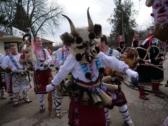 People Masked Kukeri Show Their Ritual Editorial Stock Photo - Stock ...