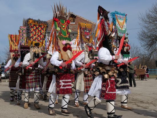 People Masked Kukeri Show Their Ritual Editorial Stock Photo - Stock ...