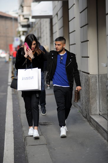 Lorenzo Insigne Wife Genoveffa Darone Editorial Stock Photo - Stock ...