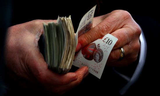 Bookie Holds Wad Notes Editorial Stock Photo - Stock Image | Shutterstock