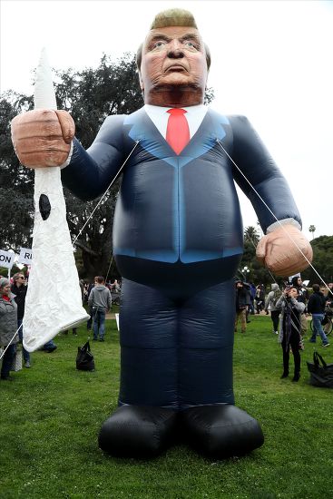 Large Inflatable Balloon Us President Donald Editorial Stock Photo ...