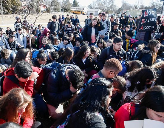Student Observe 17 Seconds Silence They Editorial Stock Photo - Stock ...