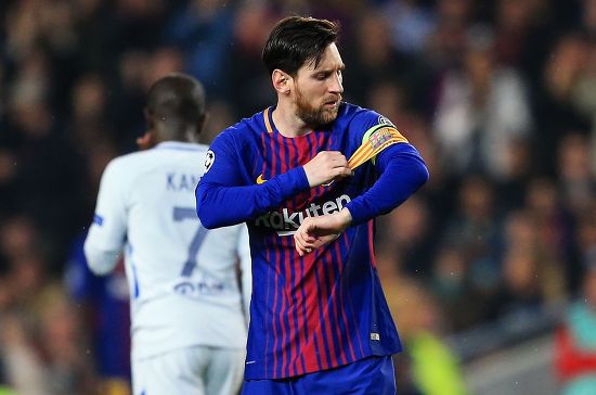 Lionel Messi Barcelona Straps Captains Armband Editorial Stock Photo ...