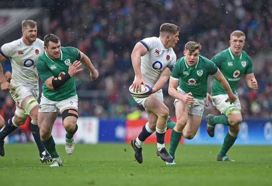 Owen Farrell England Passes Ball Chased Editorial Stock Photo - Stock ...