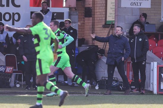 Forest Green Rovers Manager Mark Cooper Editorial Stock Photo - Stock ...