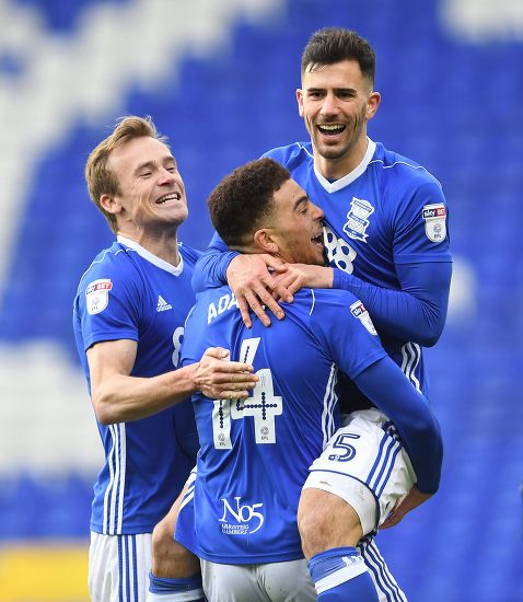 Che Adams Birmingham City Celebrates Teammates Editorial Stock Photo ...