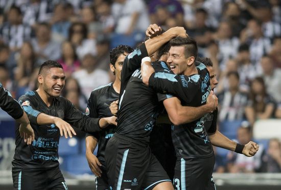 Rayados De Monterreys Players Celebrate After Editorial Stock Photo ...