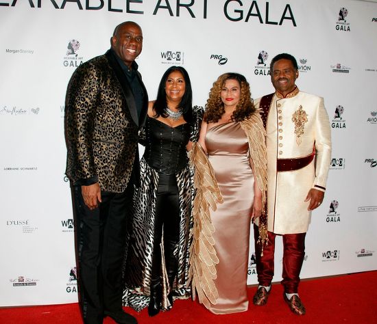 Ervin Magic Johnson Cookie Johnson Tina Editorial Stock Photo - Stock ...
