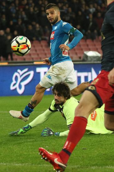 Genoas Goalkeeper Mattia Perin Vies Ball Editorial Stock Photo - Stock ...