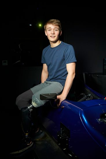 Billy Monger Poses Beside Racing Driver Editorial Stock Photo - Stock ...