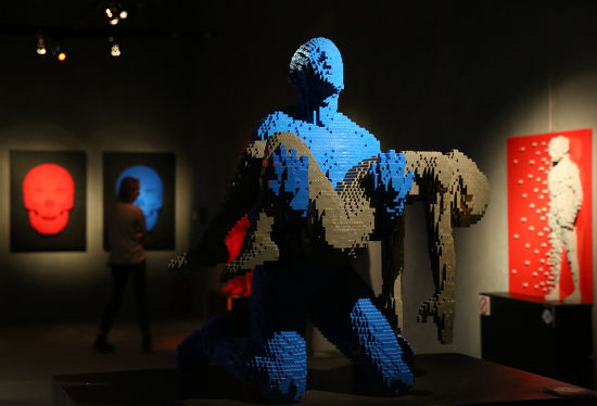 Work Made Lego Bricks On Display Editorial Stock Photo - Stock Image ...