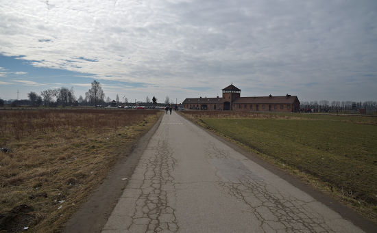 Entrance World War Ll Auschwitz Llberkenau Editorial Stock Photo ...