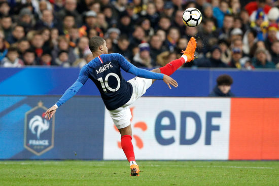 Frances Kylian Mbappe Action During International Editorial Stock Photo ...
