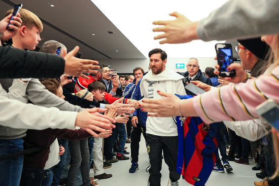 Lionel Messi Argentina Greets Fans On Editorial Stock Photo - Stock ...