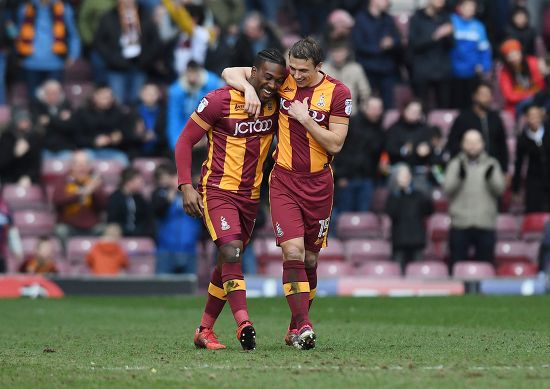 Dominic Poleon Bradford City Celebrates Stephen Editorial Stock Photo ...