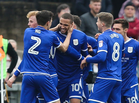 Jordan Bowery Crewe Alexandra Celebrates Perry Editorial Stock Photo ...