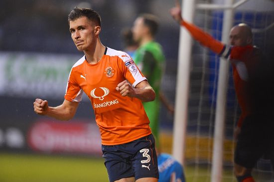 Luton Towns Dan Potts Celebrates Danny Editorial Stock Photo - Stock ...