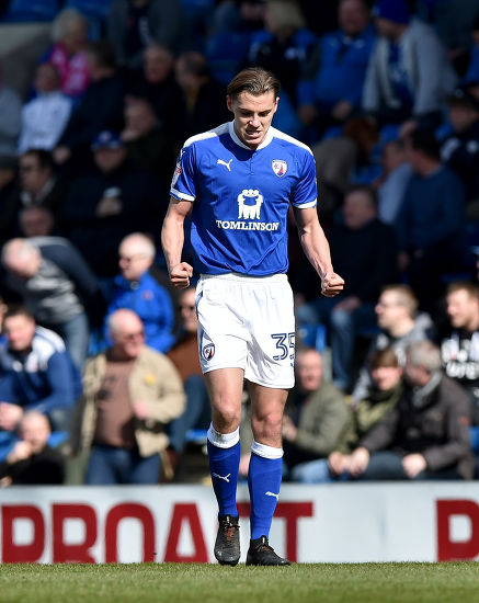 Sid Nelson Chesterfield Scores Opening Goal Editorial Stock Photo ...