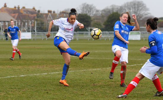 Pamela Mcroberts Crystal Palace Ladies Action Editorial Stock Photo ...