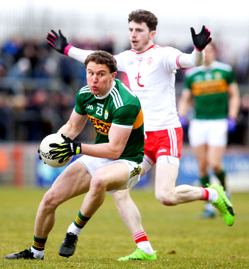 Tyrone Vs Kerry Kerrys Tadhg Morley Editorial Stock Photo - Stock Image ...