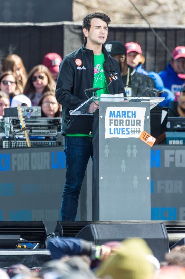 Matthew Soto Delivers Speech March Our Editorial Stock Photo - Stock ...