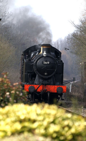 Steam Locomotive Train 5619 Approaches Orton Editorial Stock Photo ...